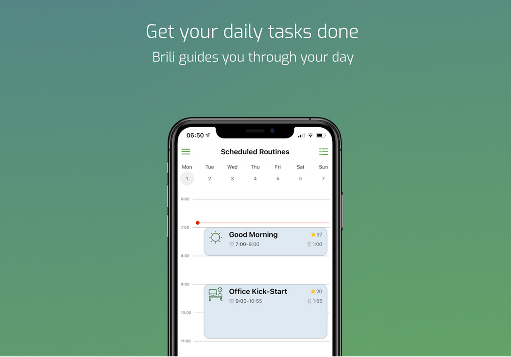 Getting things done with the new Brili Routines app