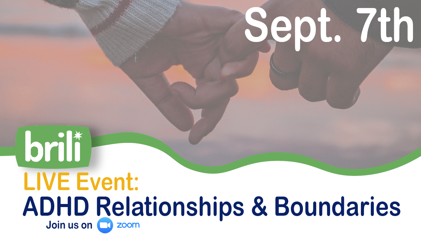 Live ADHD Event Free w/ Brili